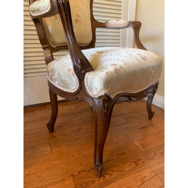 Late 19th Century Antique Louis XV Arm Chairs- a Pair | Chairish