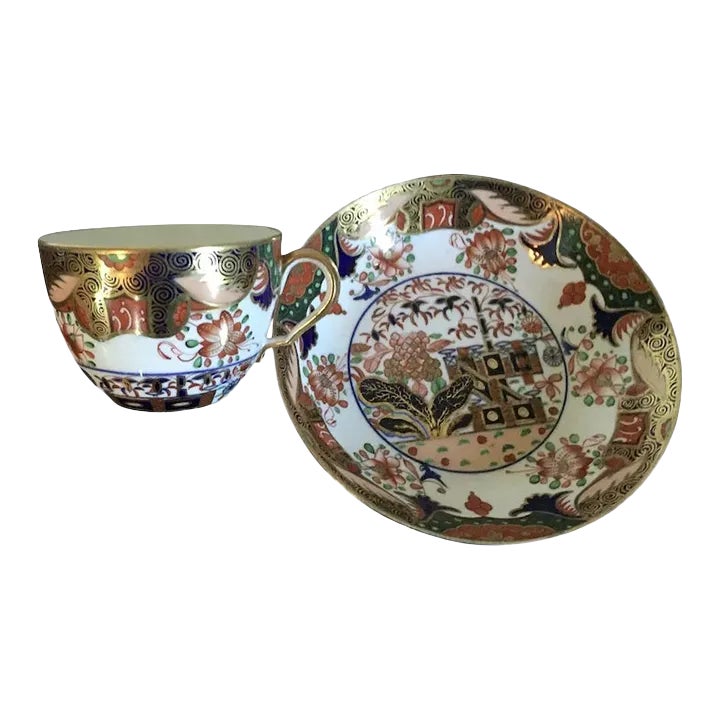 1810 Spode 967 Imari Porcelain Bute Shaped Tea Cup and Saucer - 2 ...