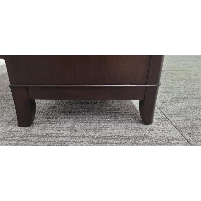 Barbara Barry Style Wood Nightstand | Chairish