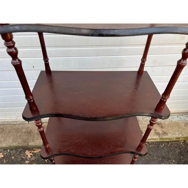 Antique Victorian Mahogany Open Display Rack. 19th Century. | Chairish