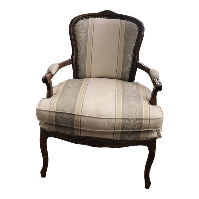 Contemporary Italian Made in Italy Fauteuil Chair | Chairish
