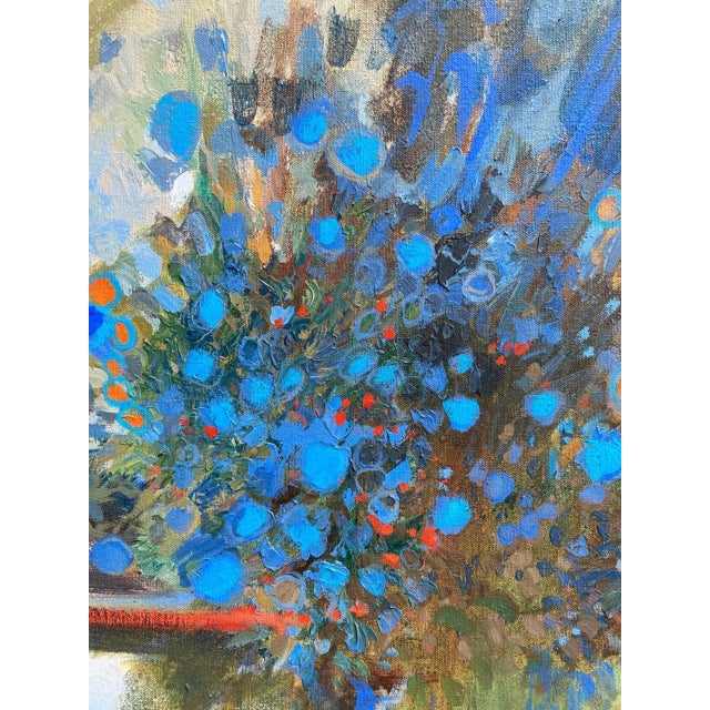 "Renewal" Framed Late 20th Century Modern Contemporary Abstract ...