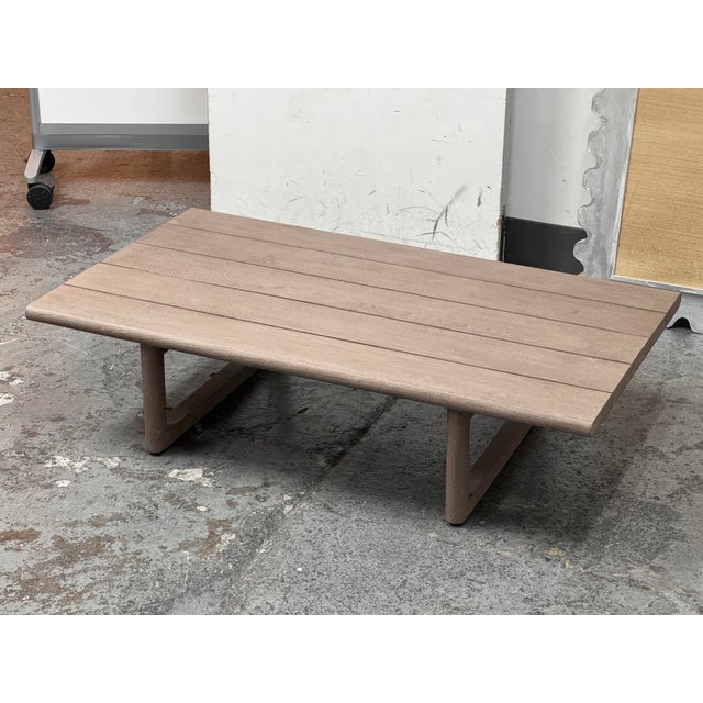 Restoration Hardware Mario Ruiz Mesa Teak Rectangular Coffee Table | Chairish