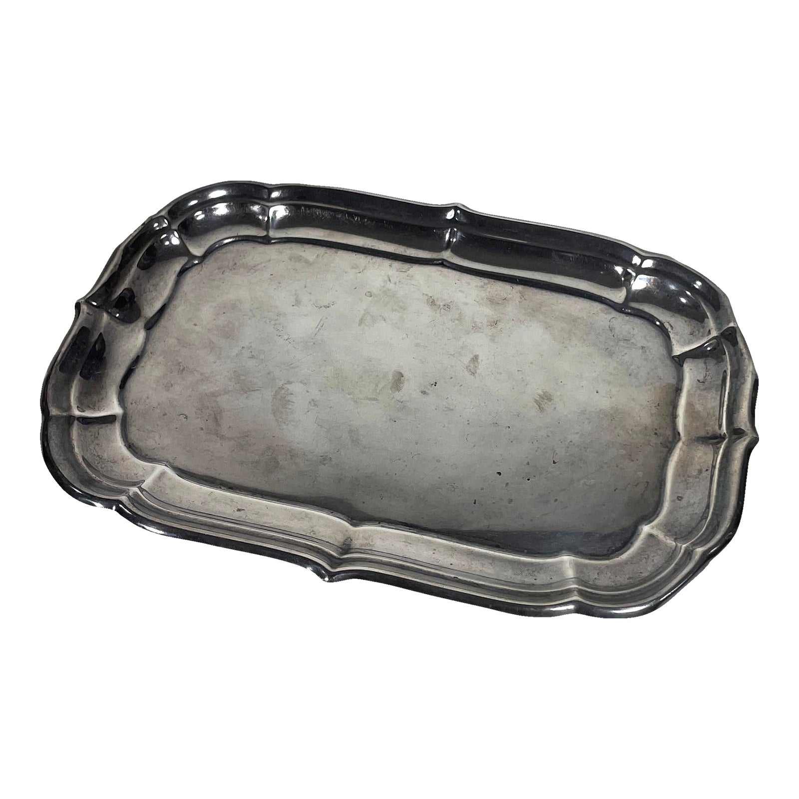 Vintage Reed & Barton Sterling Silver Shaped Salver in ”Windsor ...