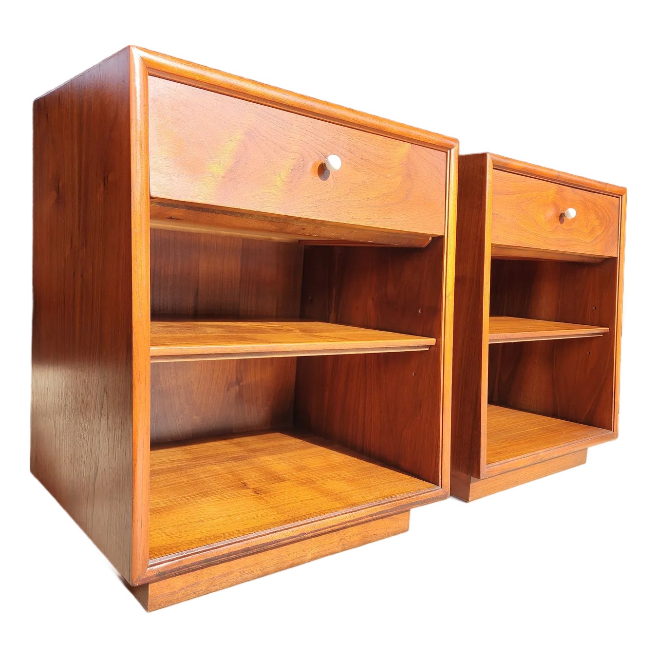 Mid 20th Century Pair of Refinished Drexel Declaration Nightstands by ...