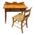 19th Century Well Figured Tiger Maple Desk With Chair - a Set of 2 ...