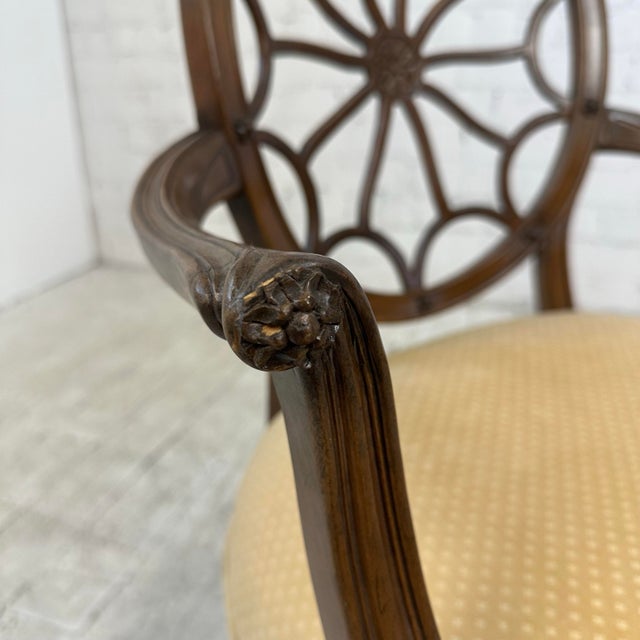 Maitland Smith Spider Web Back Chair. | Chairish