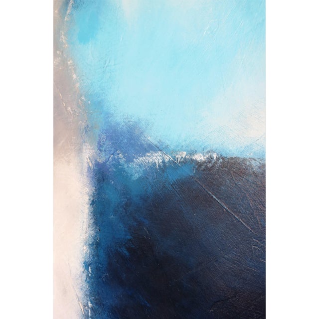 C. Damien Fox 2020 "Tempestuous Blue 1" Oil on Panel | Chairish
