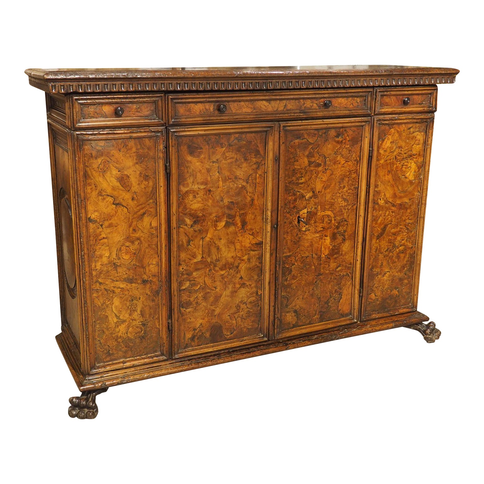 16th Century Italian Renaissance Walnut and Burr Walnut Intarsia ...