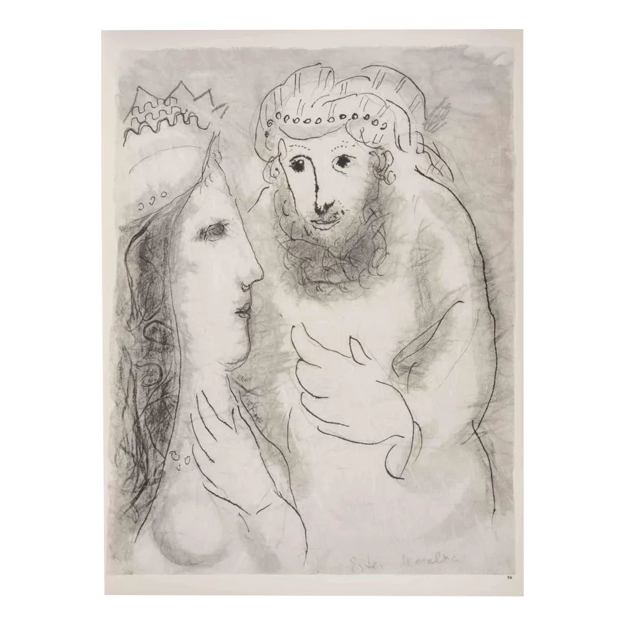 Marc Chagall, The Prophet, Photogravure, 1960 | Chairish