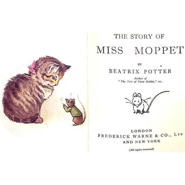 "The Story of Miss Moppet" Potter, Beatrix | Chairish