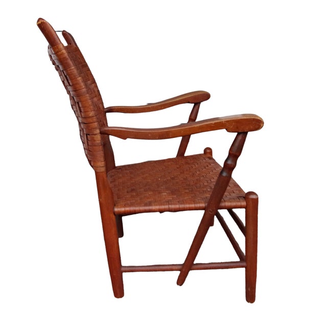 1940s Vintage Rustic Arm Chair | Chairish