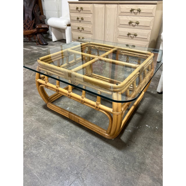 Vintage Ficks Reed Coffee Table - Sale | Chairish
