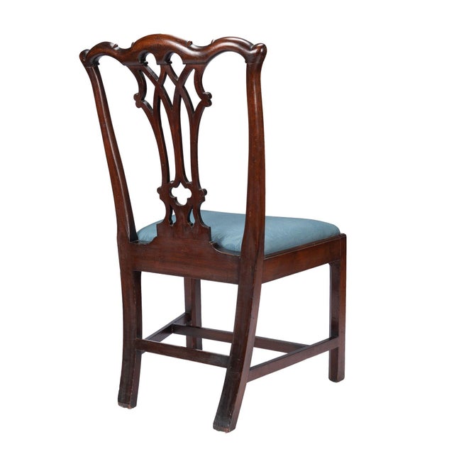 Philadelphia Chippendale Mahogany Slip Seat Side Chair by Thomas Tuft ...