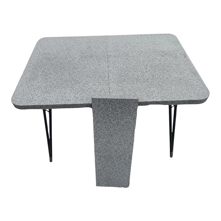 1950s Retro Mid Century Dining Table With Hair Pin Legs | Chairish