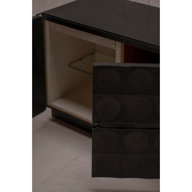 Brutalist Sideboard attributed to J. Batenburg for M.I., Belgium, 1970s ...