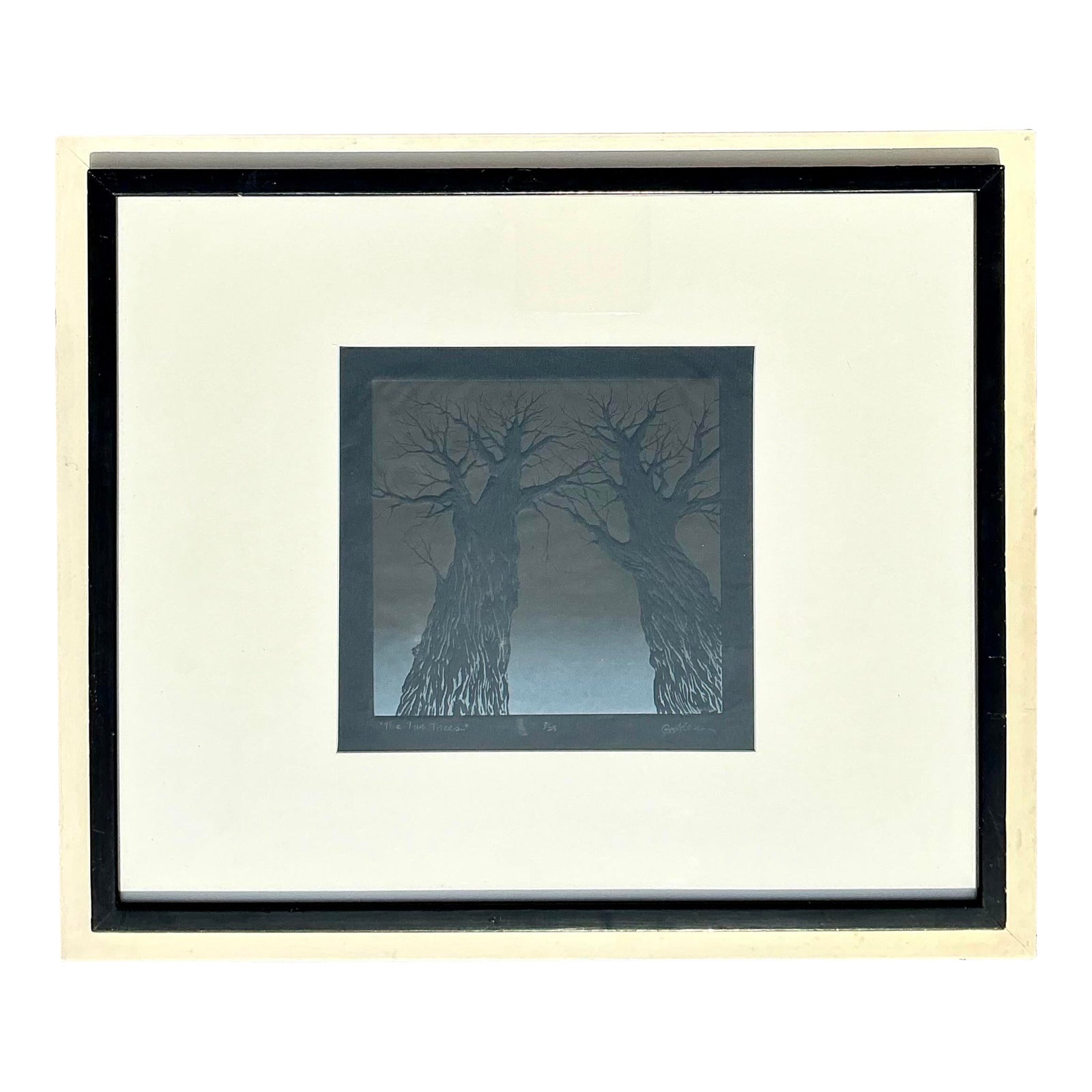 1970s Vintage Boho Tree Lithograph on Paper | Chairish