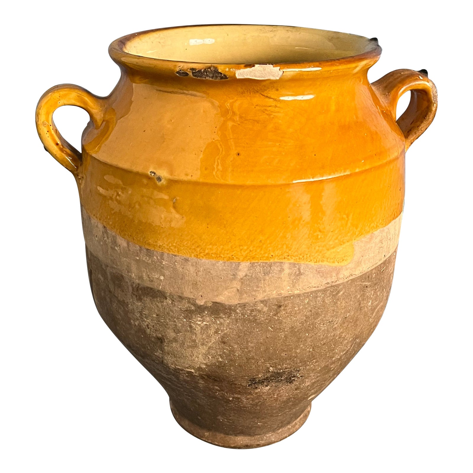 French Confit Pot Glazed Terracotta | Chairish