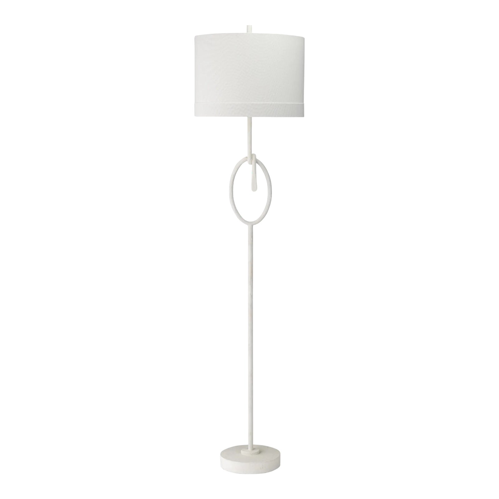 Knot Floor Lamp in White | Chairish