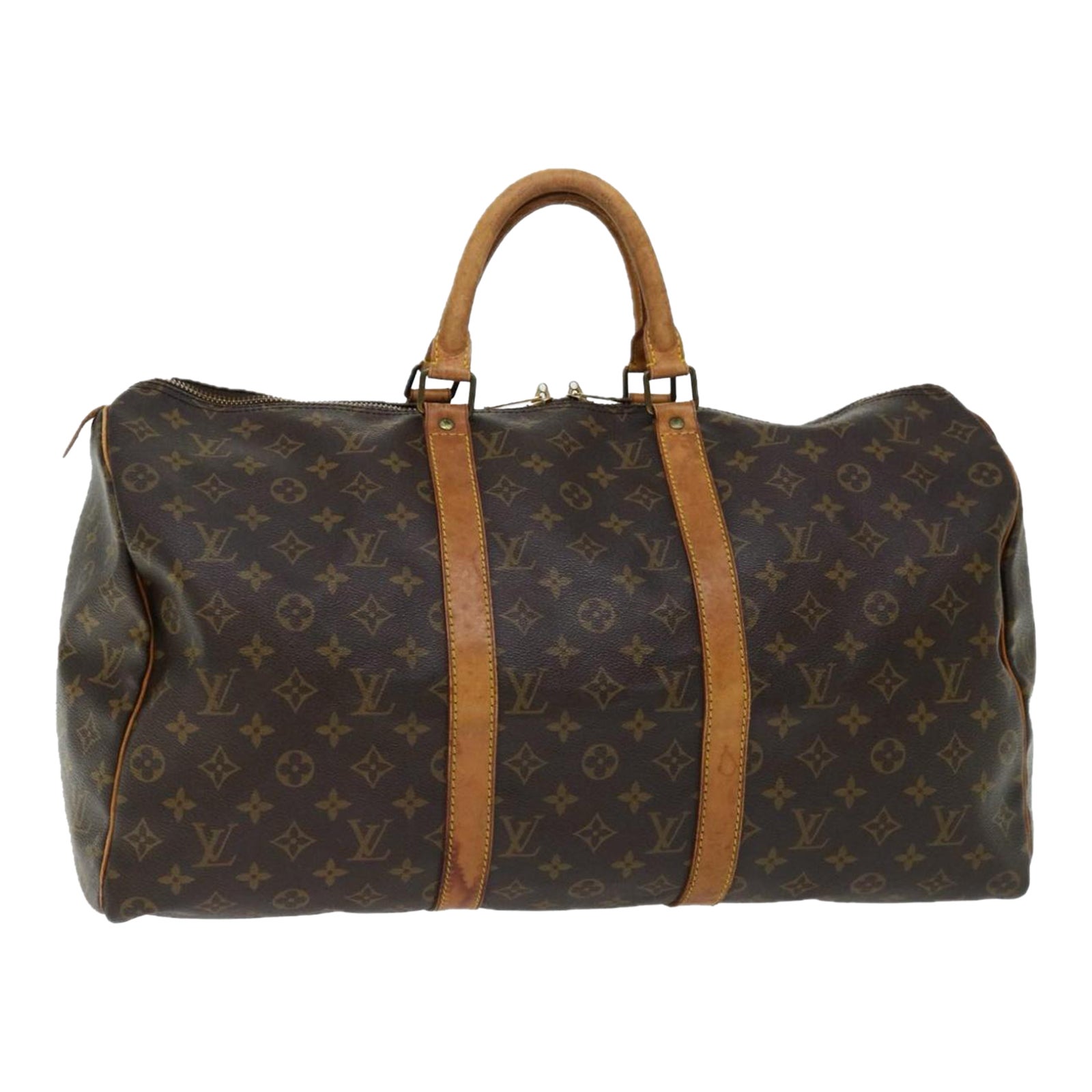 Louis Vuitton Monogram Keepall 50 Boston Bag M41426 Lv Auth 55226 ...