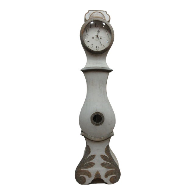 18th Century Contemporary Scandinavian Mora Gray Clock - 24 | Chairish