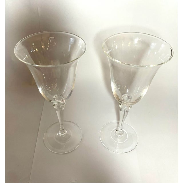 1929 Frederick Carder for Steuben Crystal Stemware, Signed - a Pair ...