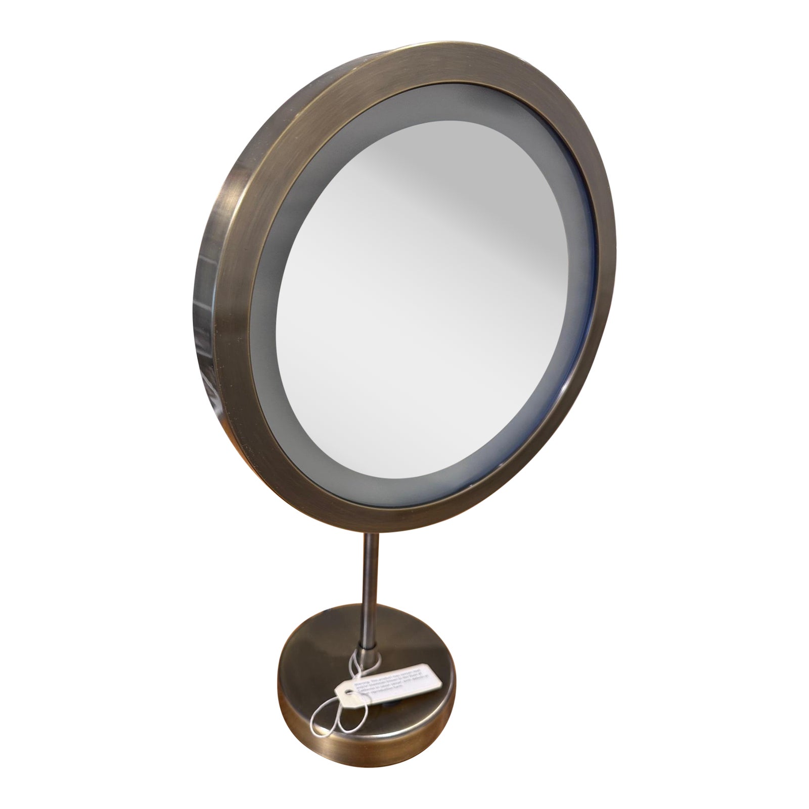 Custom Baci Vanity Makeup Mirror, Antique Brass, Solid Brass ...
