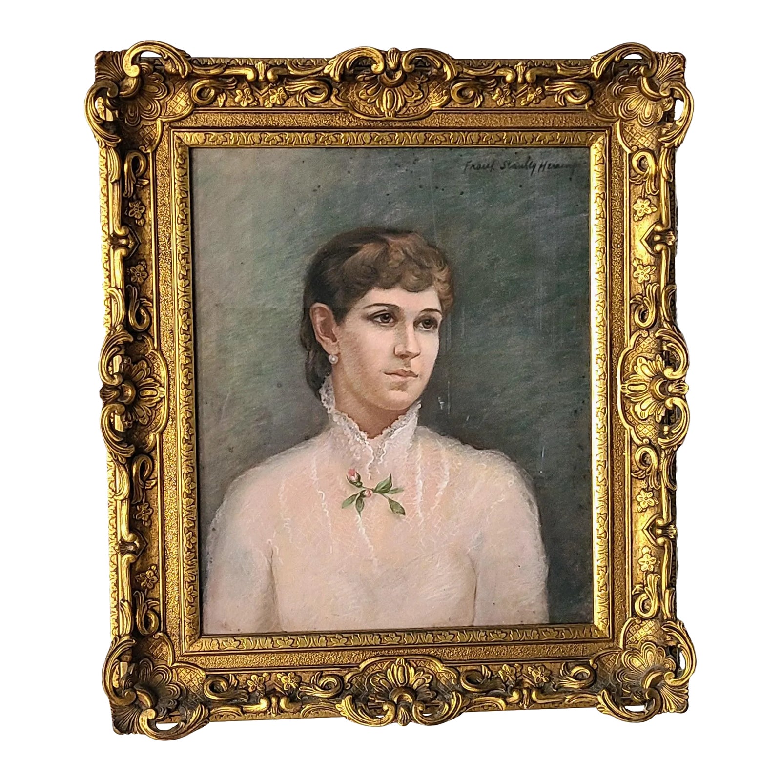 Alice - Pastel Portrait of High Society Southern Lady by Frank Stanley ...