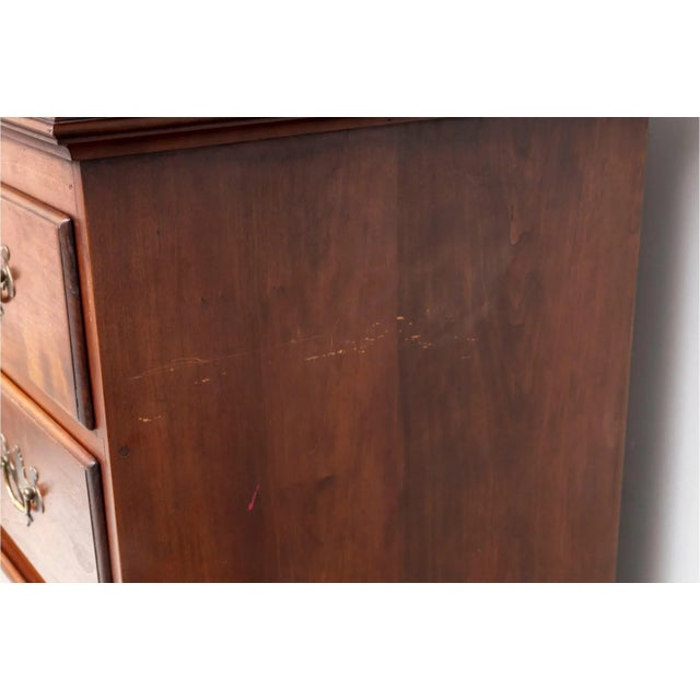 1990s Eldred Wheeler Chippendale Style Cherry Tall Chest of Drawers ...