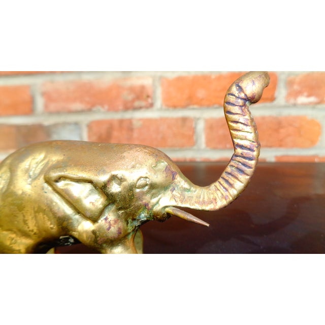 1980s Trunk Up Good Luck Elephant Figurine | Chairish