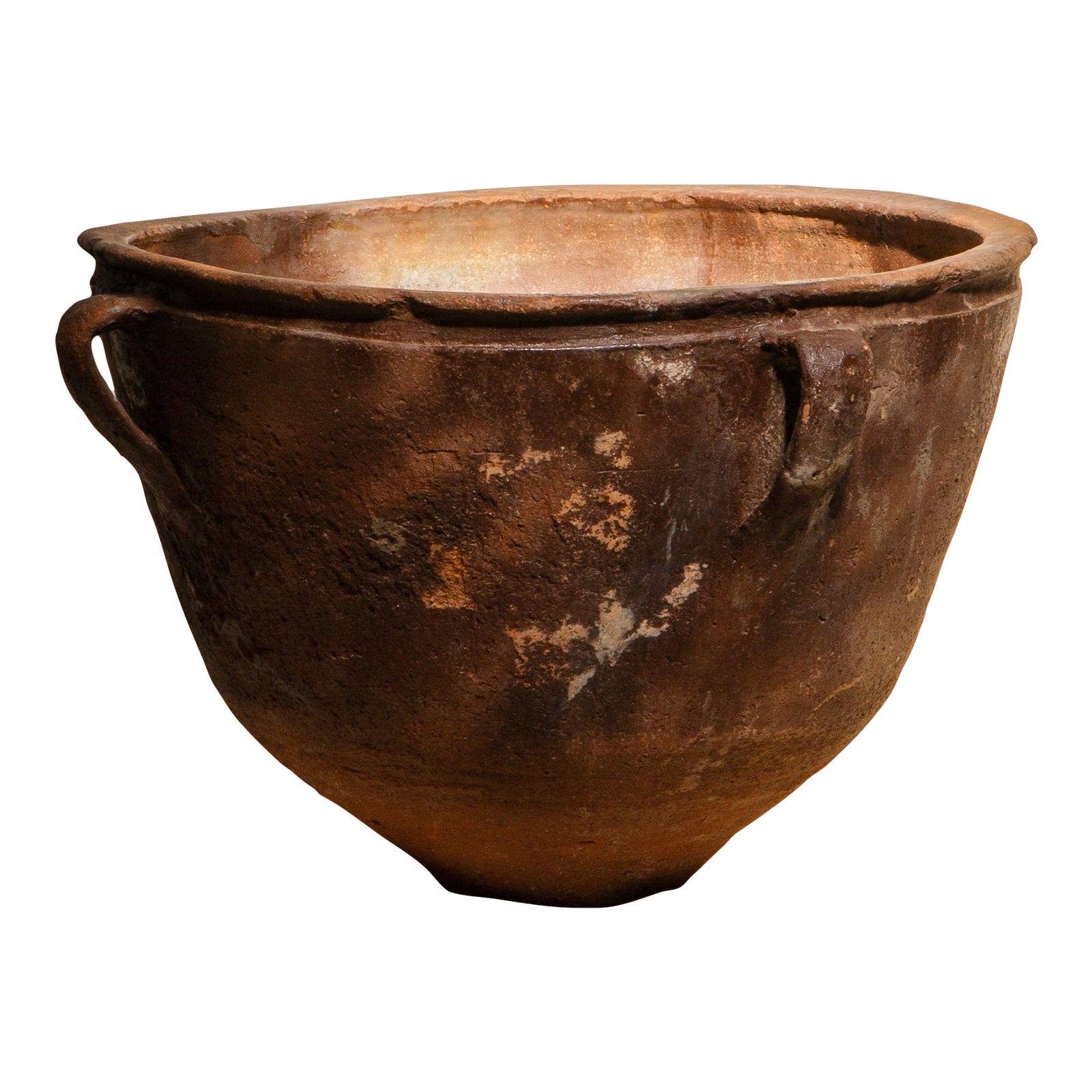 Antique Artisan Clay Vessel | Chairish