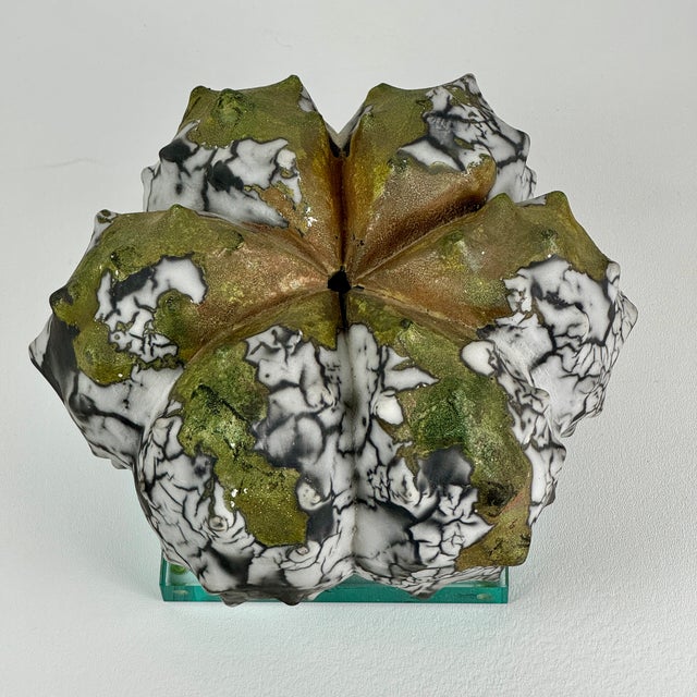 1970s Vintage Tony Evans Mid-Century Modern Raku Ceramic Sphere on ...
