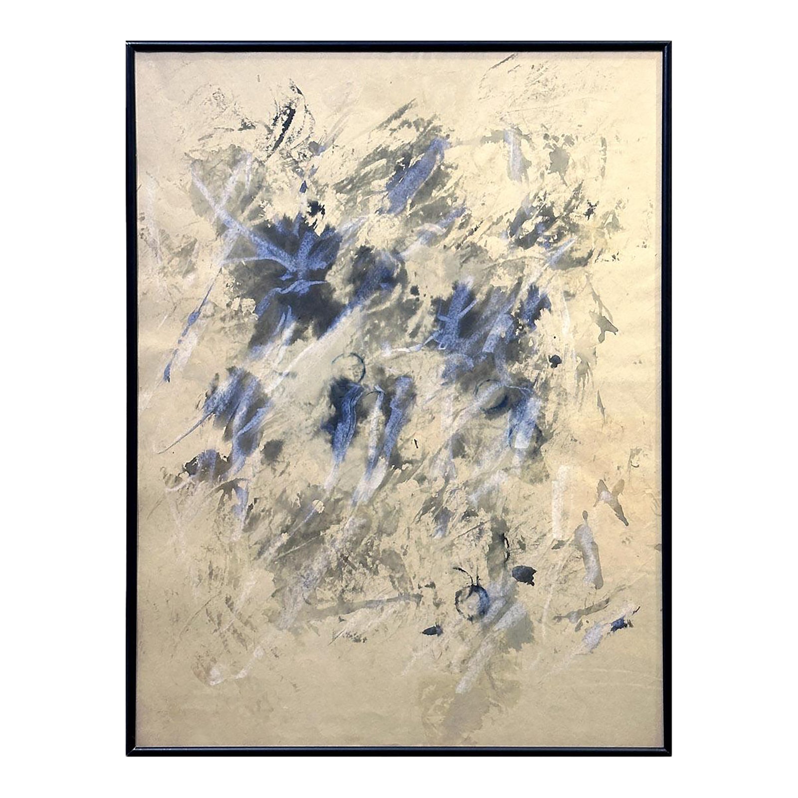 Robert Berks Original Mid-Century Abstract Painting 18 X 24, Framed ...