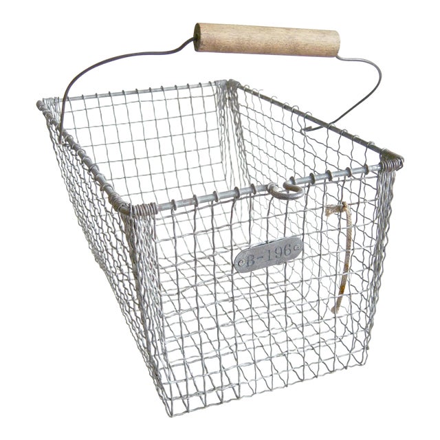 Vintage Gym Locker Basket | Chairish