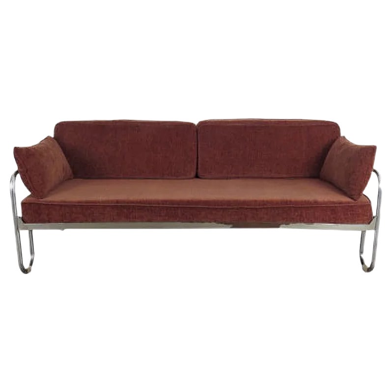 Vintage Tubular Sofa, 1930s | Chairish