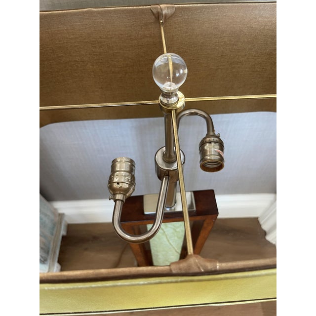 1970s John Richards Wood Table Lamp | Chairish