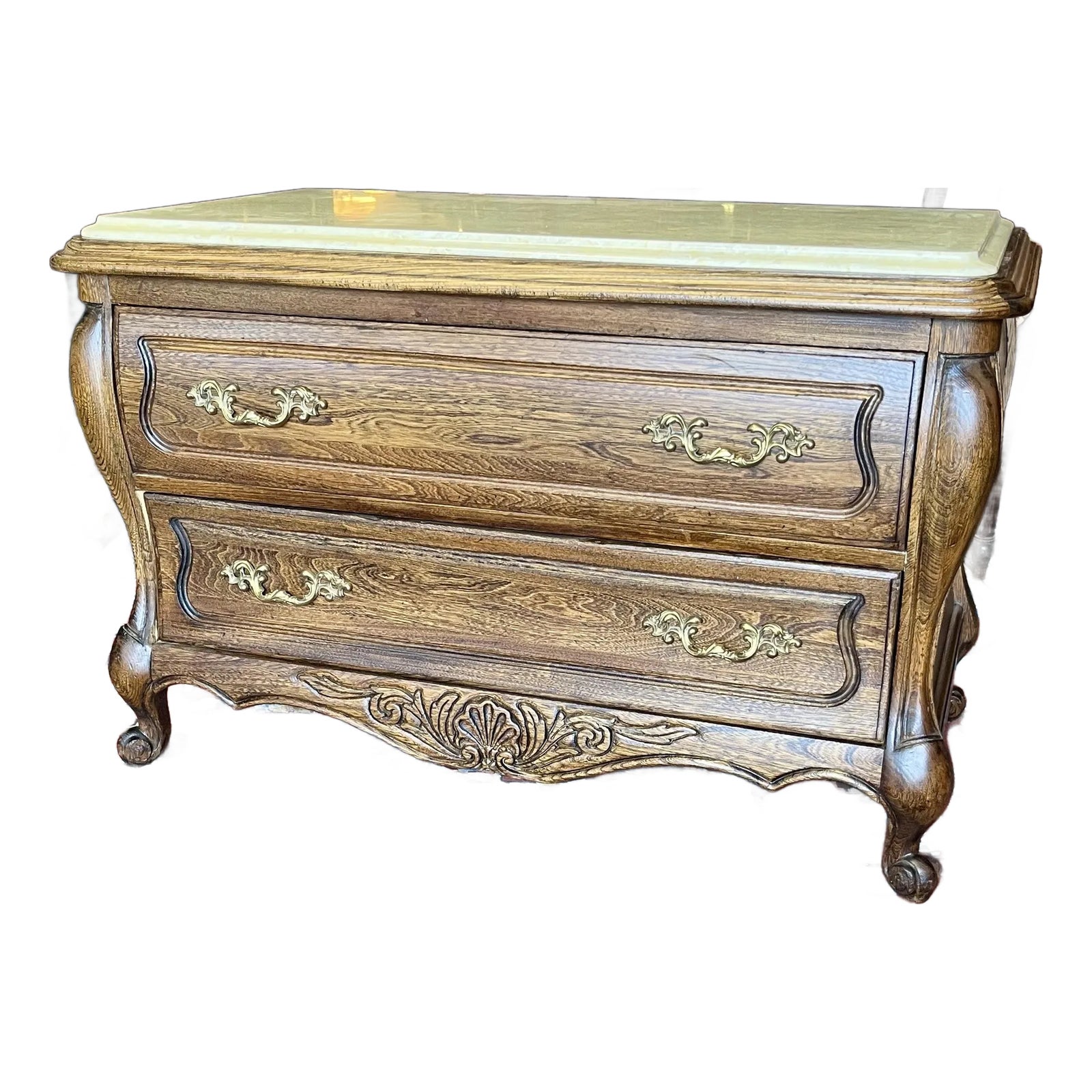 Small Bombe Chest by Hickory Manufacturing | Chairish