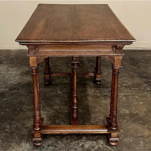 19th Century French Henri II Neoclassical Writing Table | Chairish