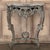 19th Century French Baroque Marble Top Console With Ceruse Finish | Chairish
