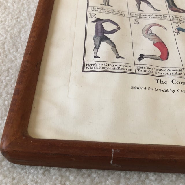 Alphabet Turnd Posture Master Framed Art Chairish