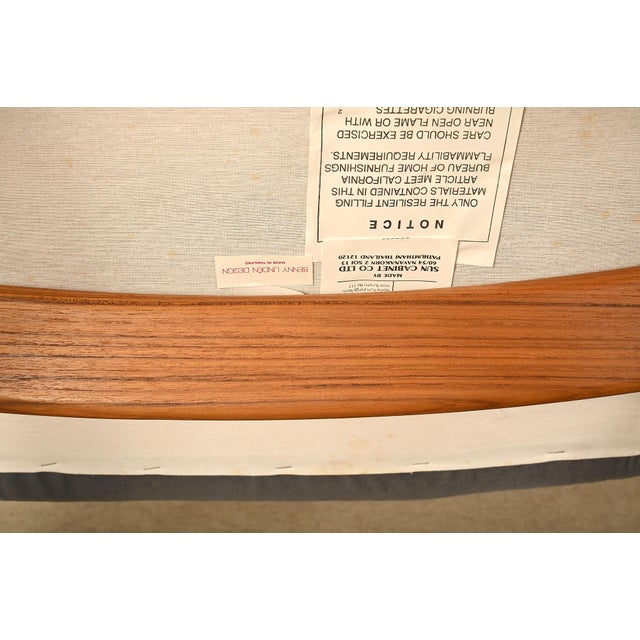 1970s Benny Linden Rocking Chair Teak Rocker Danish Modern | Chairish