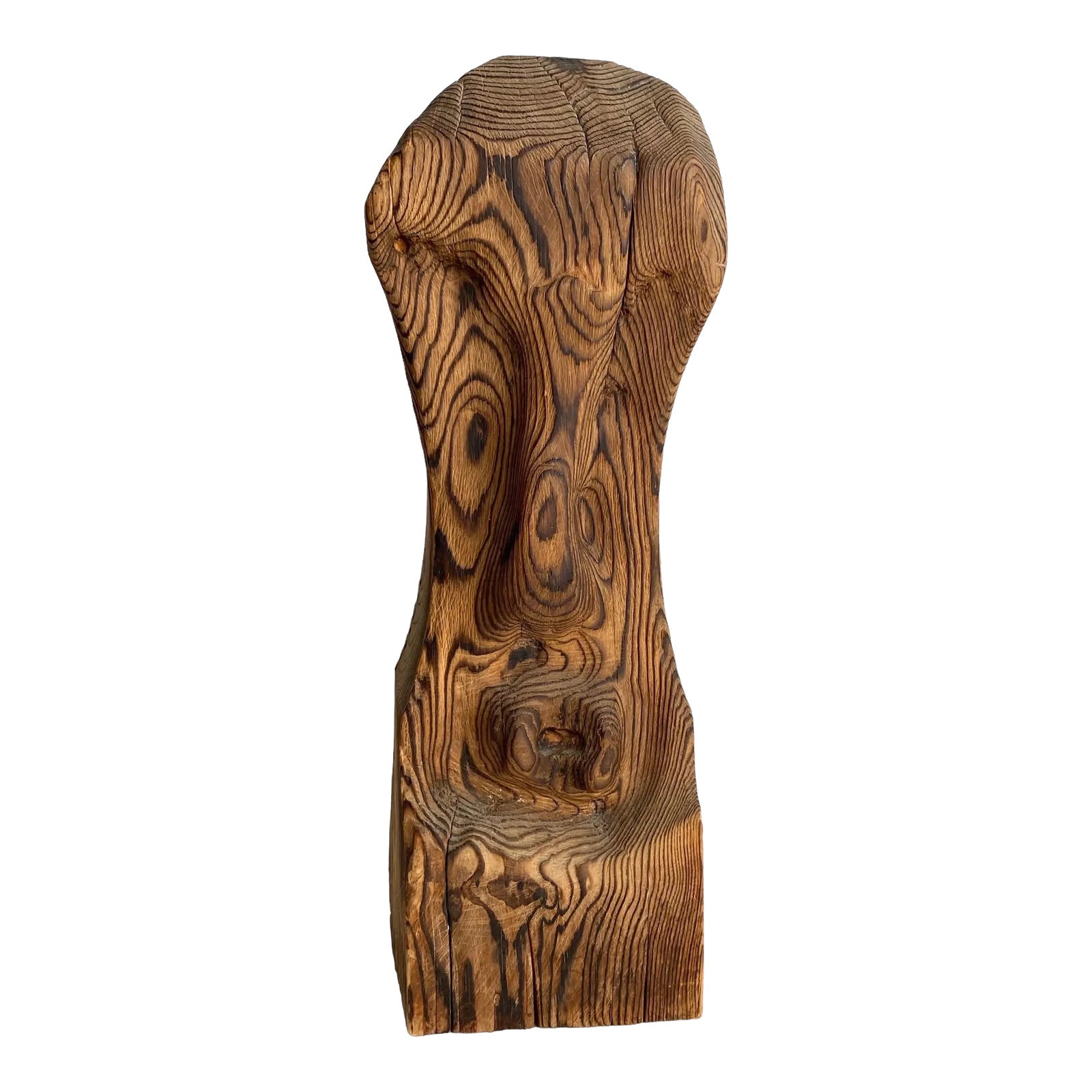 Mid Century 1960s Witco Style Carved Wood Cryptomeria Tiki Statue Mask ...