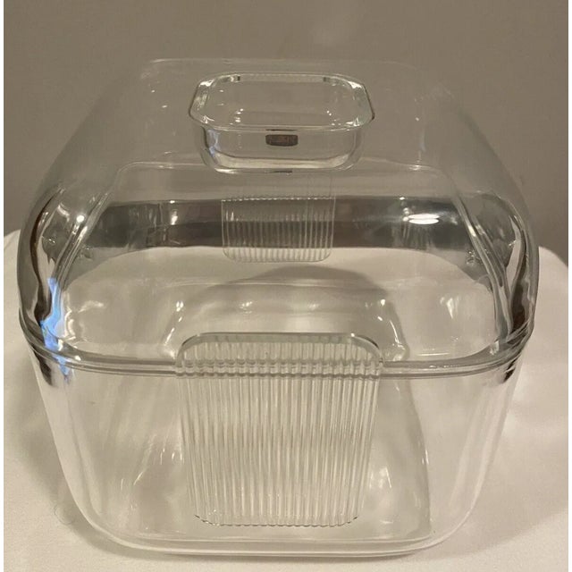 Mid-Century Modern Guzzini Lucite Stella Ice Bucket Made in Italy ...