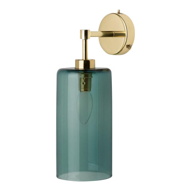Pick-N-MIX Pendant Cylinder Wall Light - Plain - Glass Colour: Steel ...
