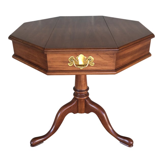 Henkel Harris Wild Black Cherry Jefferson Table - Finish 24 | Chairish