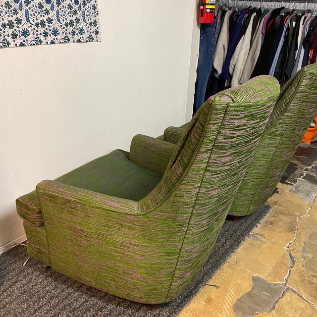 1968 Set of Fashion Flow Mid Century Modern High Back Chairs | Chairish