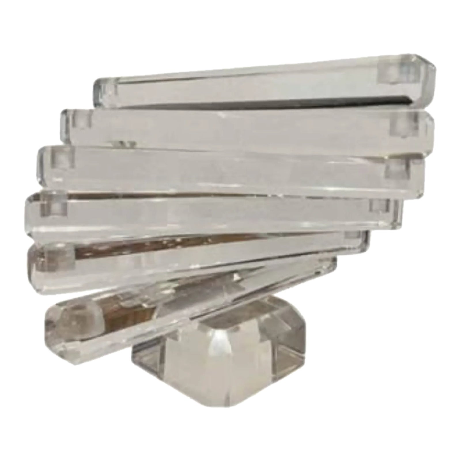 Vintage Lucite Spiral Candelabra - Attributed to Karl Springer - 12 ...