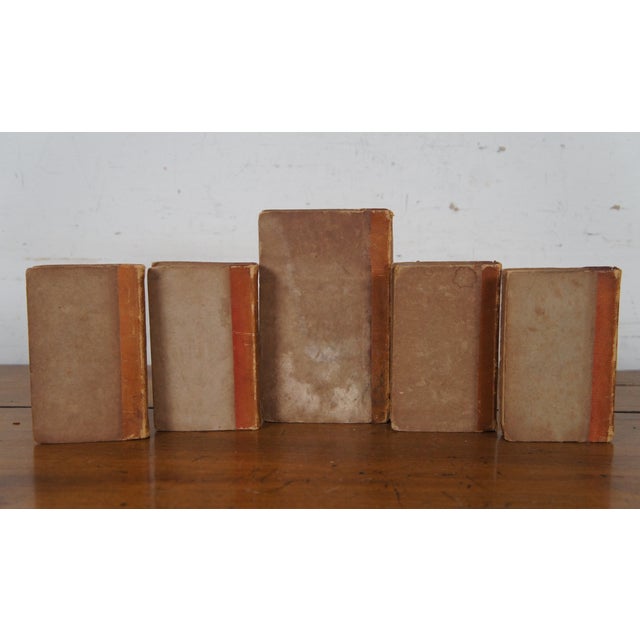 5 Volume Book Set Antique Evangelical Rambler 1826 & Sequel 1827 Bedell ...