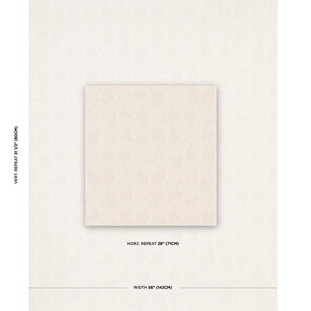 SAMPLE - Schumacher Monterey Matelasse Fabric In Birch | Chairish