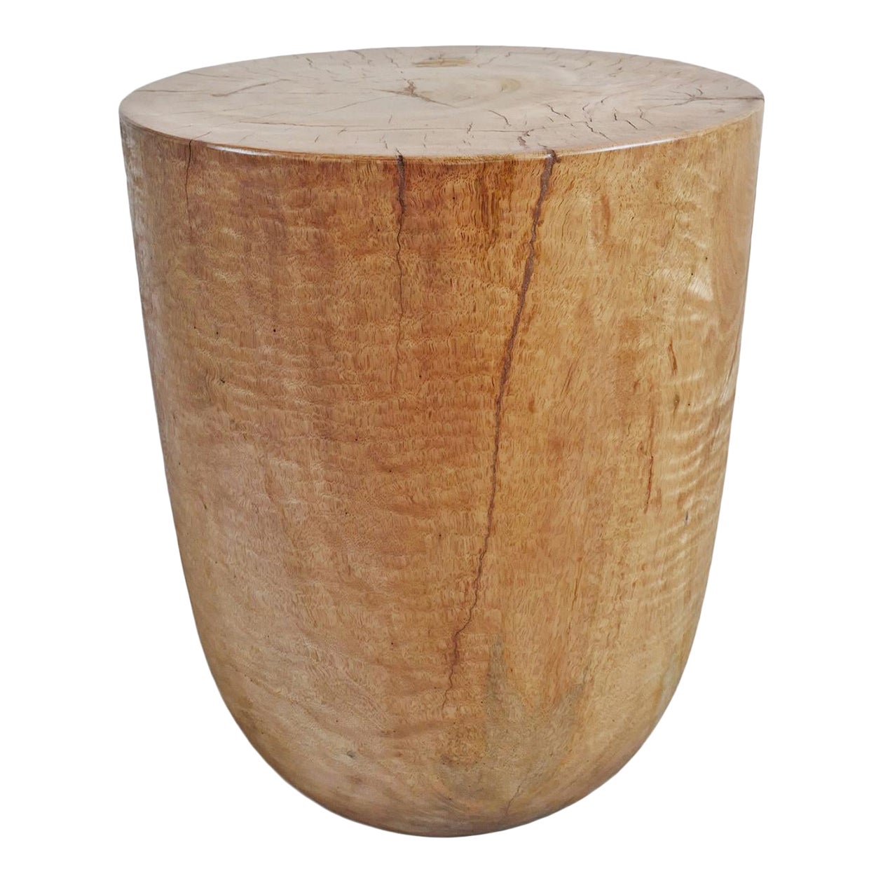 Acacia Gumdrop Side Table | Chairish